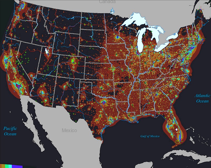 Illuminating The Night A Comprehensive Guide To Light Pollution Maps